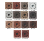 Fascia Screws, Color Match Heads, Stainless Steel | Manasquan Fasteners